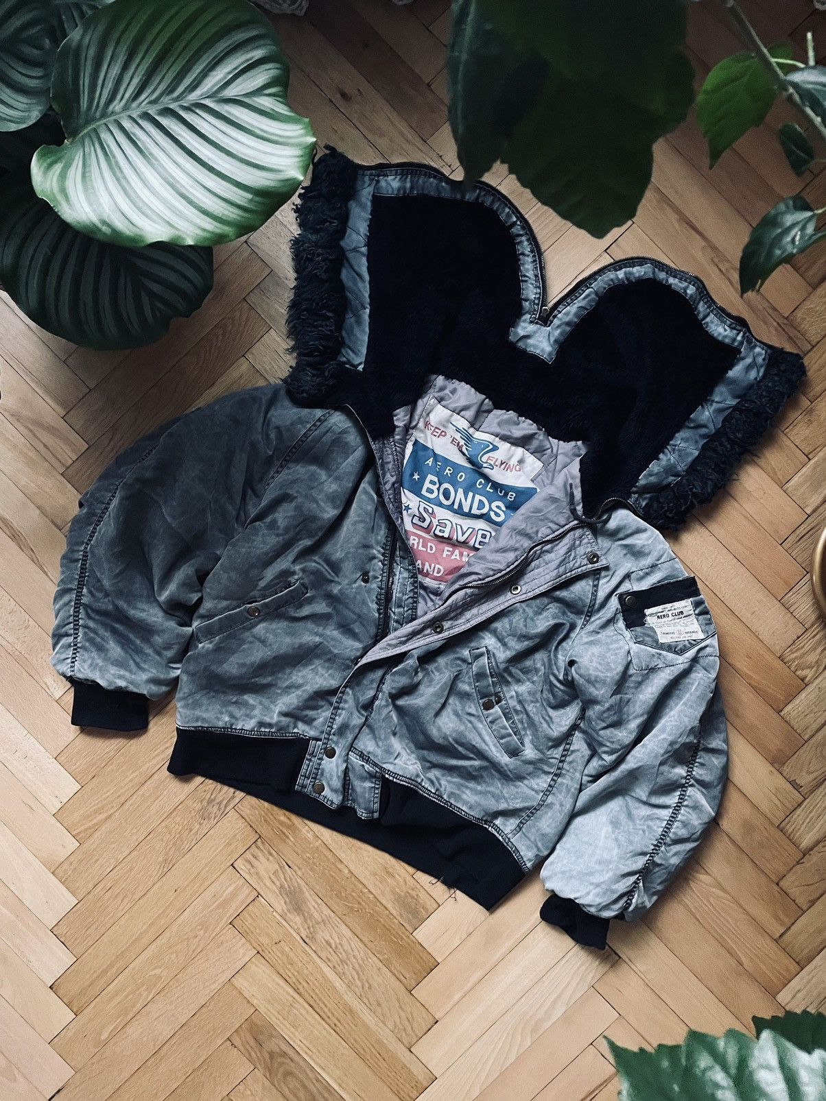 Avant Garde × Japanese Brand × Vintage Vintage N2B Intermediate hooded ...