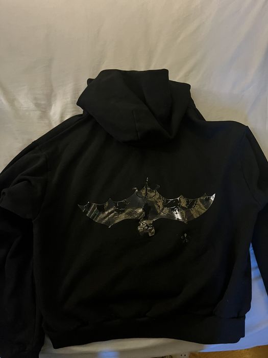 Black All Black Years of Tears Osbatt Hoodie | Grailed