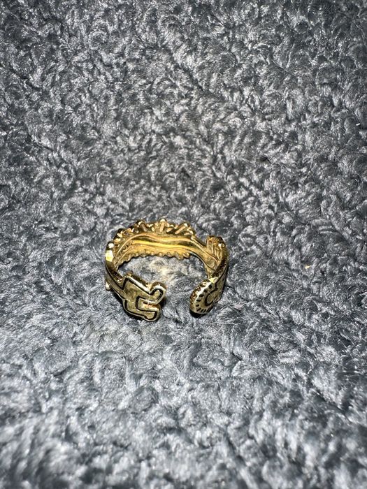 Keith Haring KEITH HARING X PANDORA LINE ART LOVE & PEOPLE WIDE RING ...