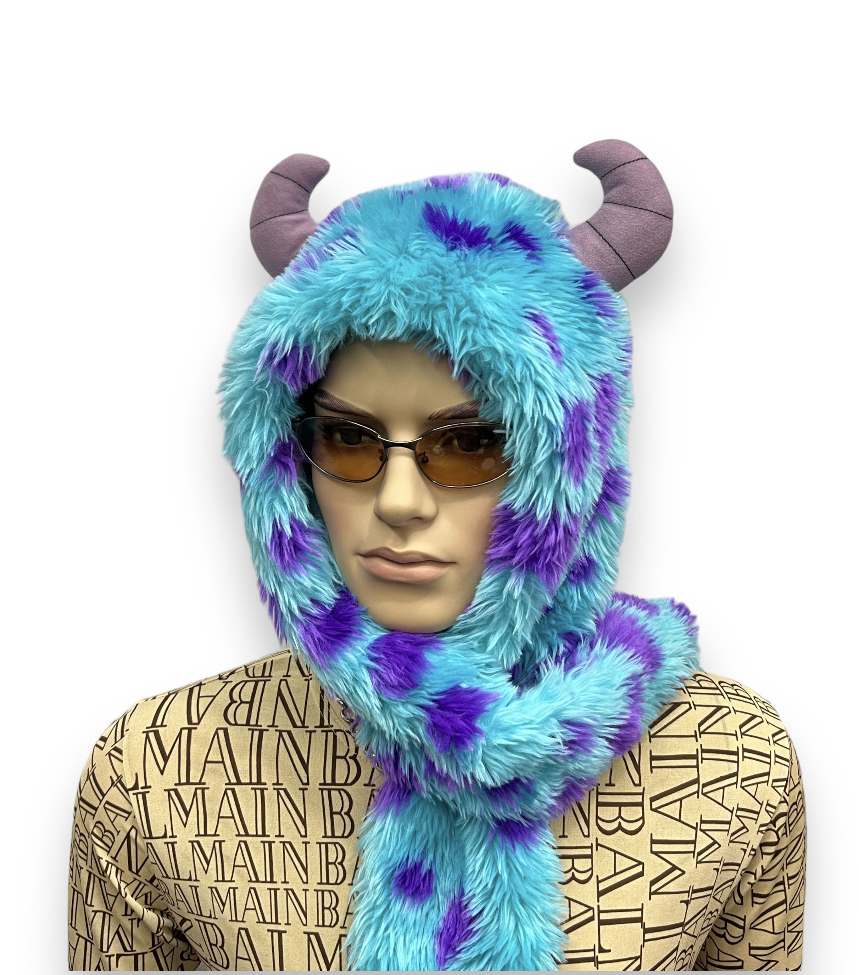 Disney × Gentle Monster × Movie 🔥MONSTERS UNIVERSITY SULLEY Fluffy Hat ...