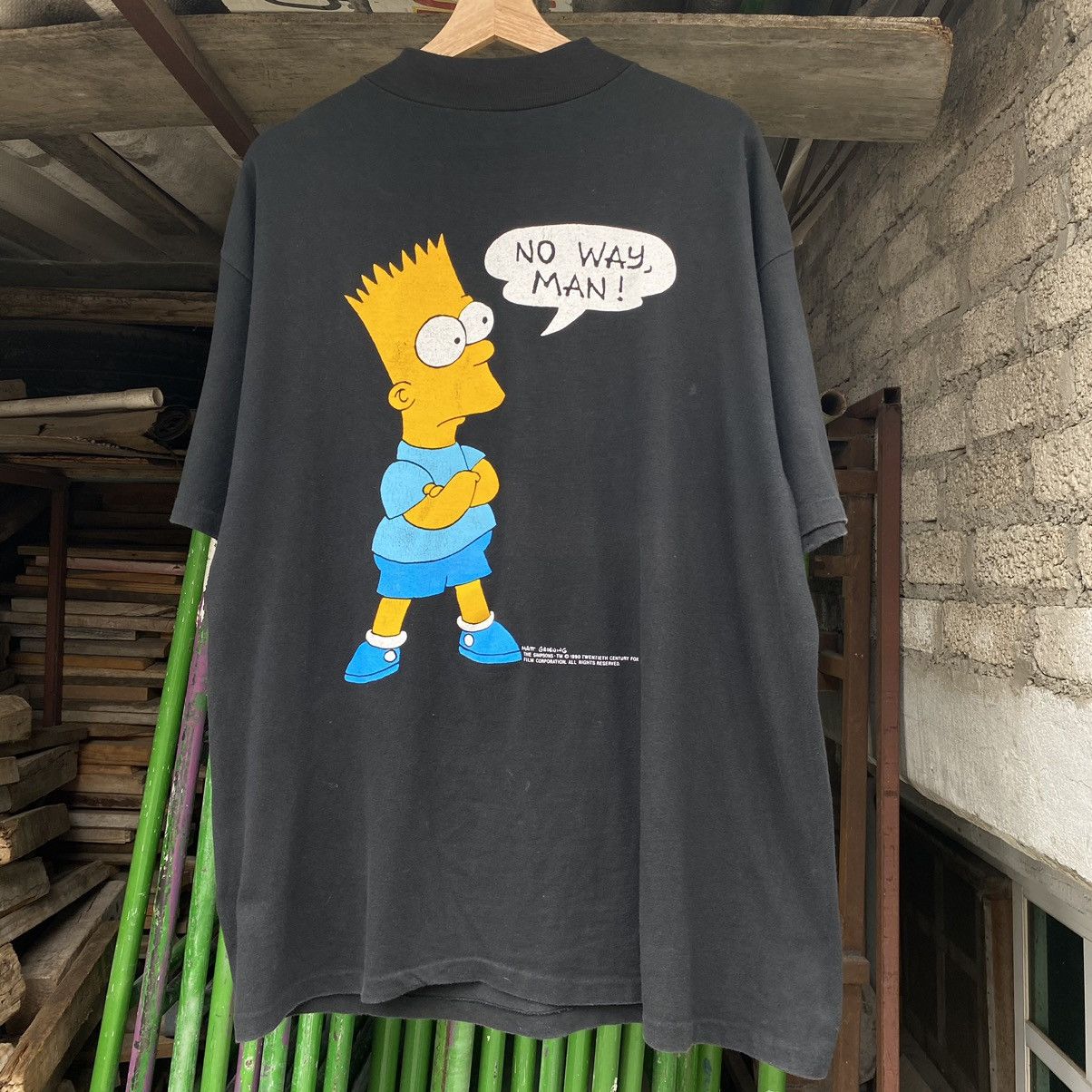 Streetwear × The Simpsons × Vintage Vintage 1990 Bart Simpson Tee | Grailed