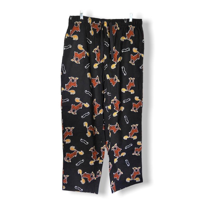 Varsity Varsity Sleepwear Moose Mustache Flannel Lounge Pajama Pants ...