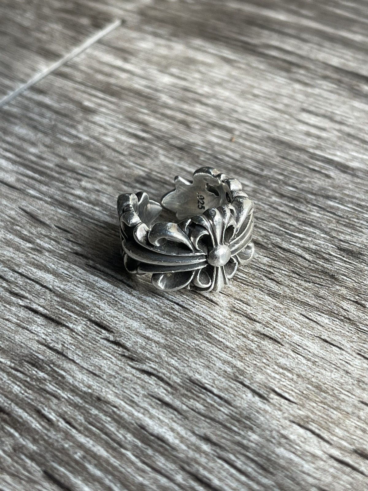Chrome Hearts Chrome Hearts Double Floral Ring Size 6 | Grailed