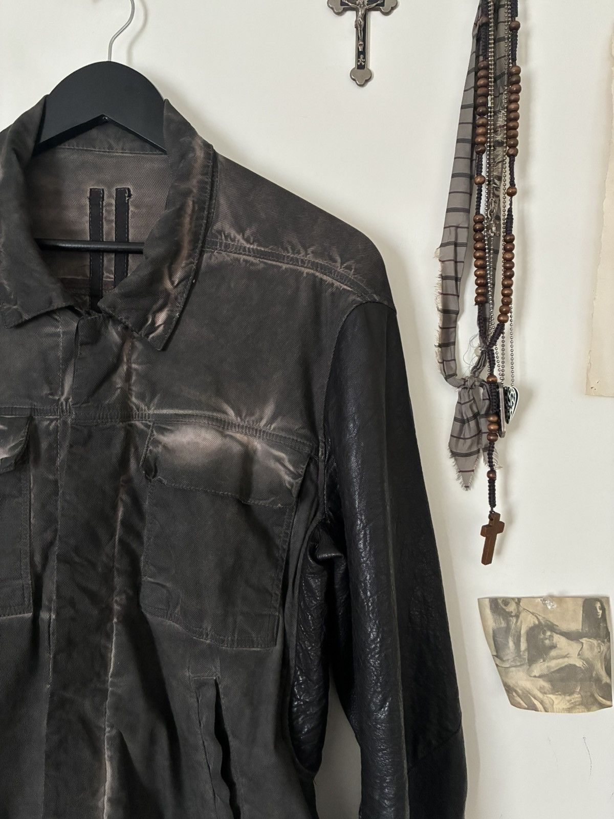 Rick Owens Rick Owens DRKSHDW FW11 Hybrid Trucker Jacket | Grailed