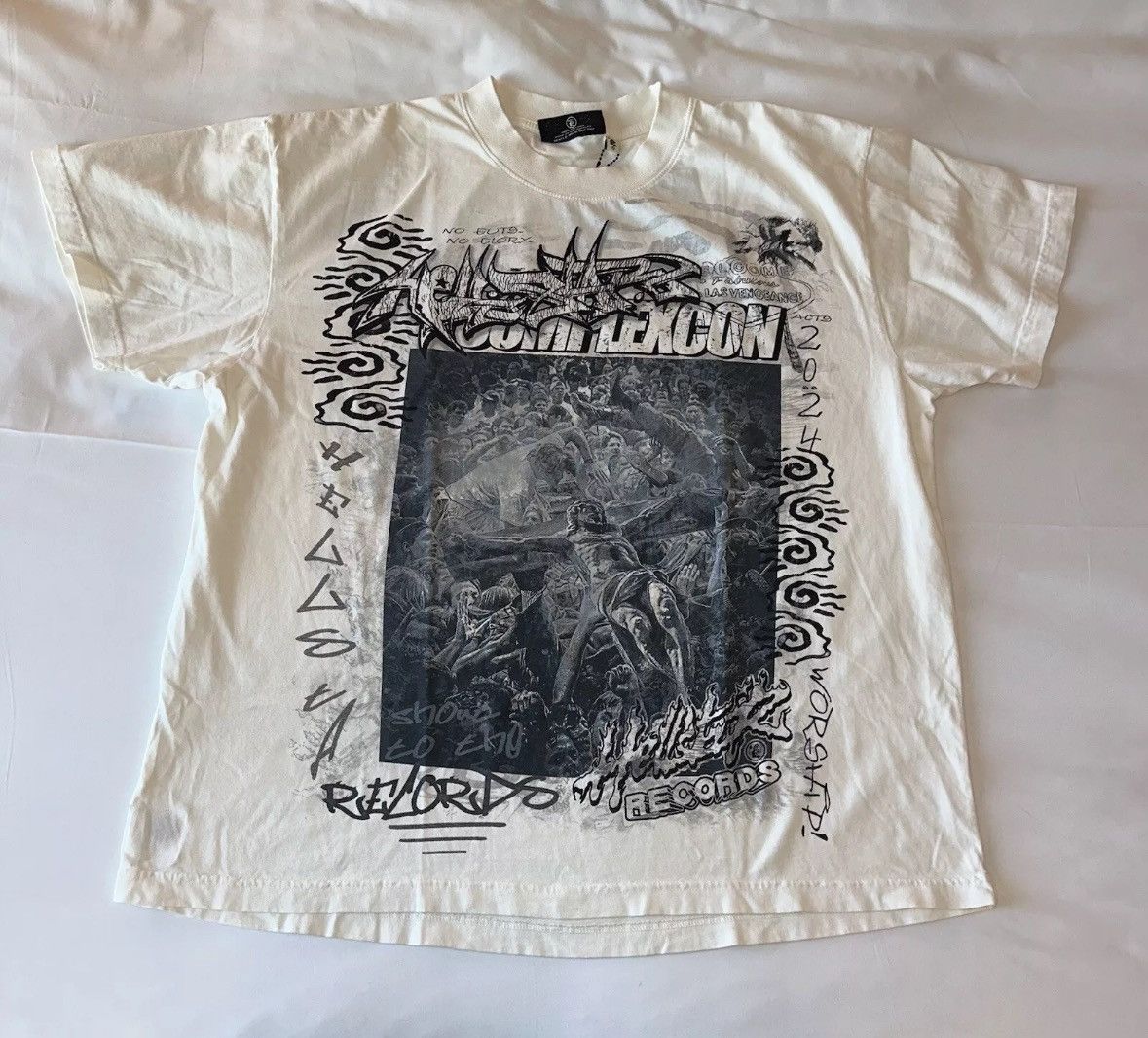 HELLSTAR Hellstar Capsule 11 ComplexCon Jesus White Tee | Grailed