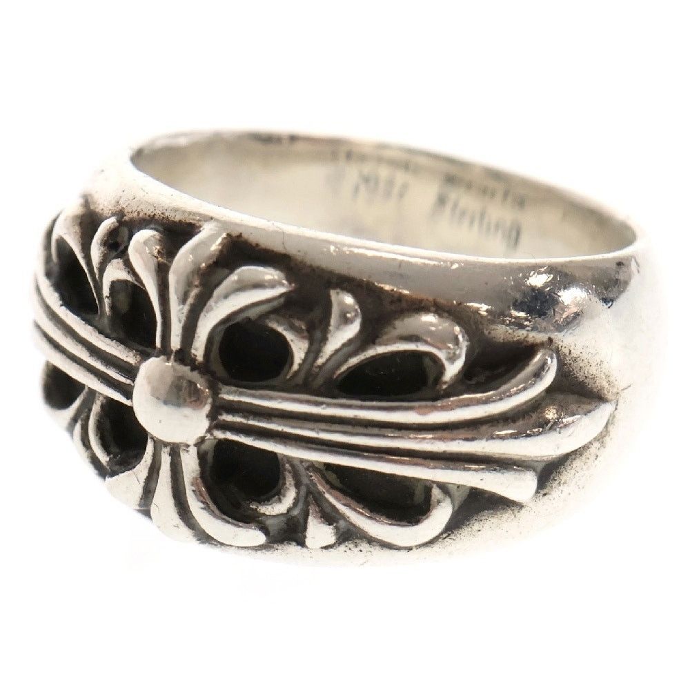 Chrome Hearts CHROME HEARTS FLORAL CLOTH RING SILVER | Grailed