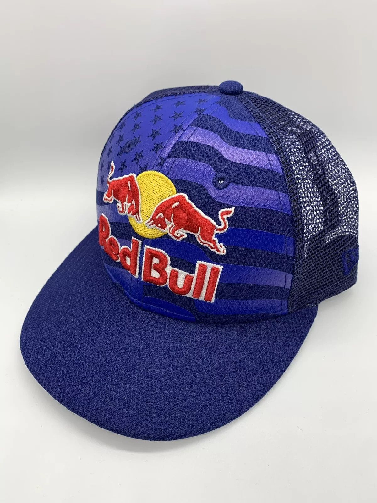 New Era × Red Bull Redbull 7 1/2 Hat Fitted Cap Low Profile Trucker ...