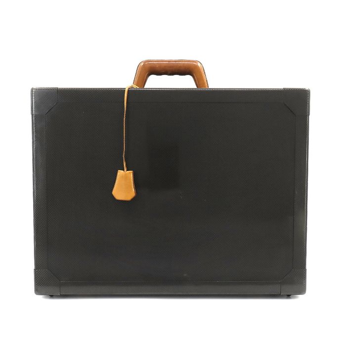 Hermes Hermes Espace GM Attaché Case Carbon Chamonix Black Brown 150th ...