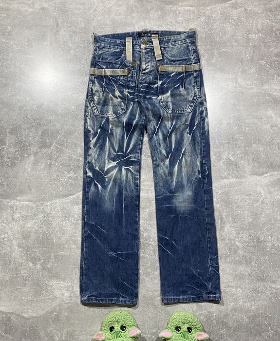 Hysteric Glamour Vintage Y2K Baggy Bondage Pants Washed Denim street style | Grailed