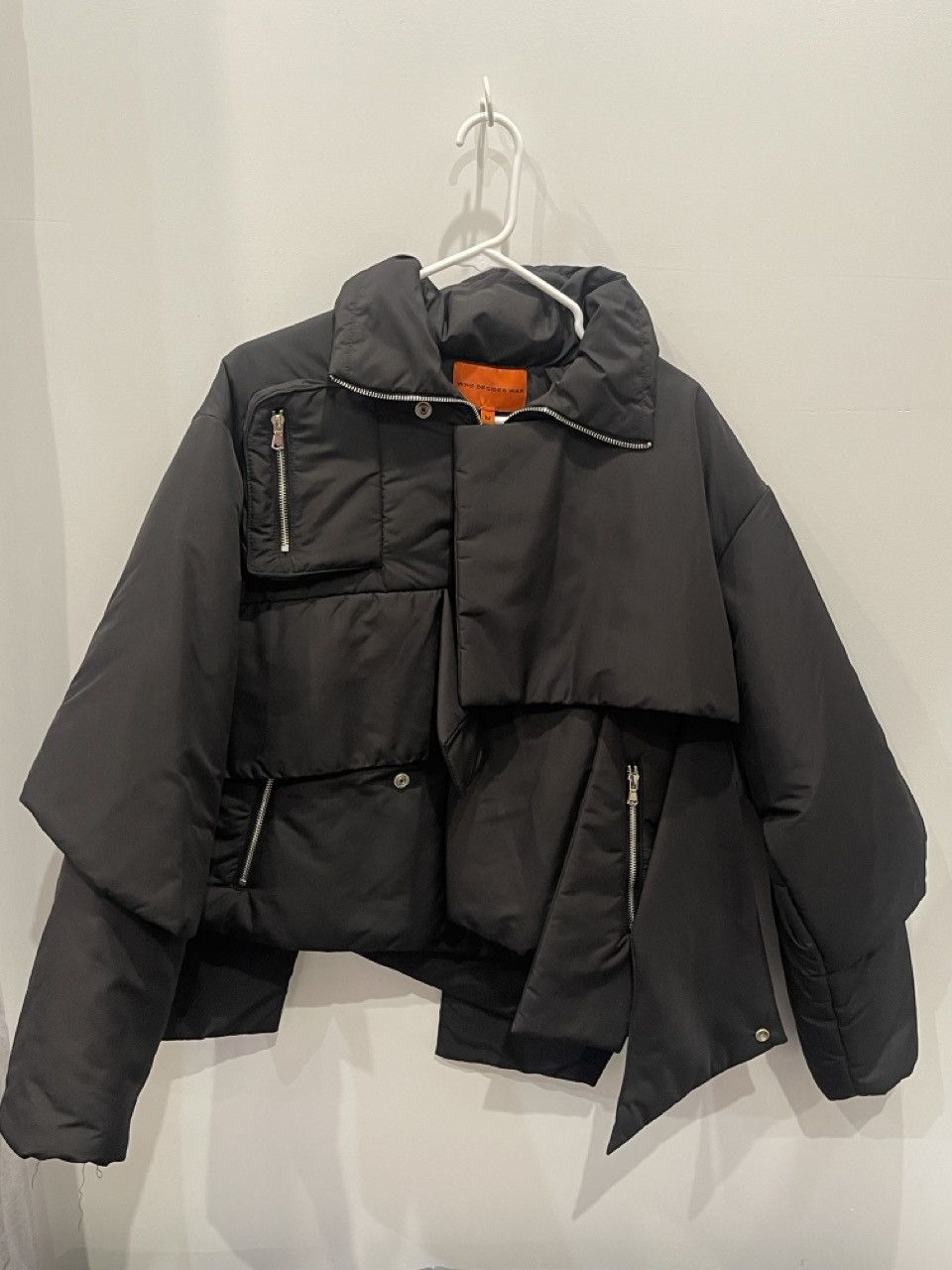 Who Decides War Black Blanketed Puffer Coat | Grailed