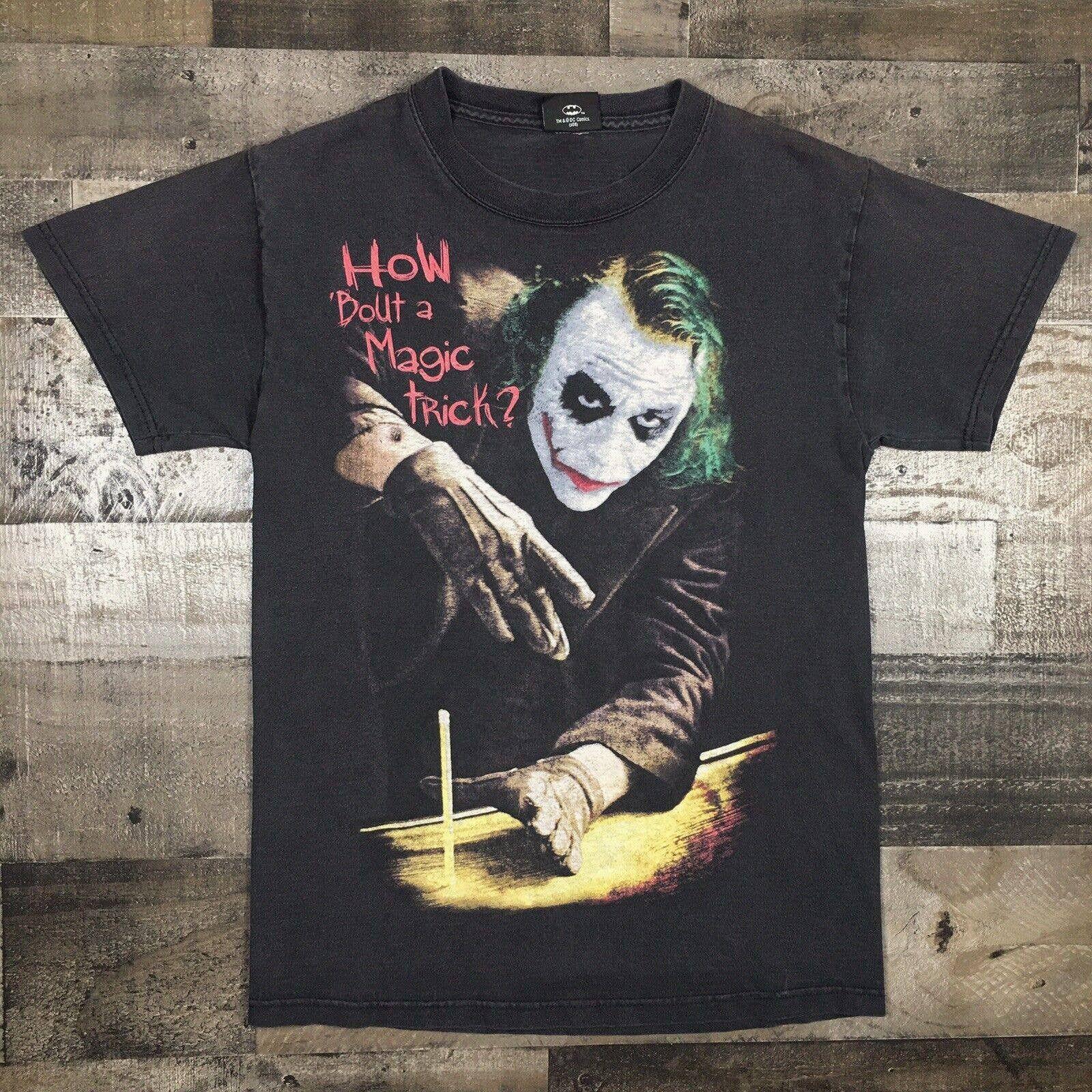 Batman × Streetwear × Vintage Y2K Vintage Joker The Dark Knight T Shirt DC Comics Batman | Grailed