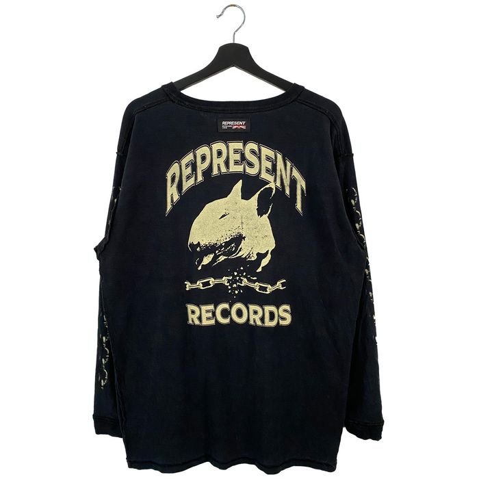 Represent Clo. Represent Clo. "Represent Records" inside out L/S tee ...