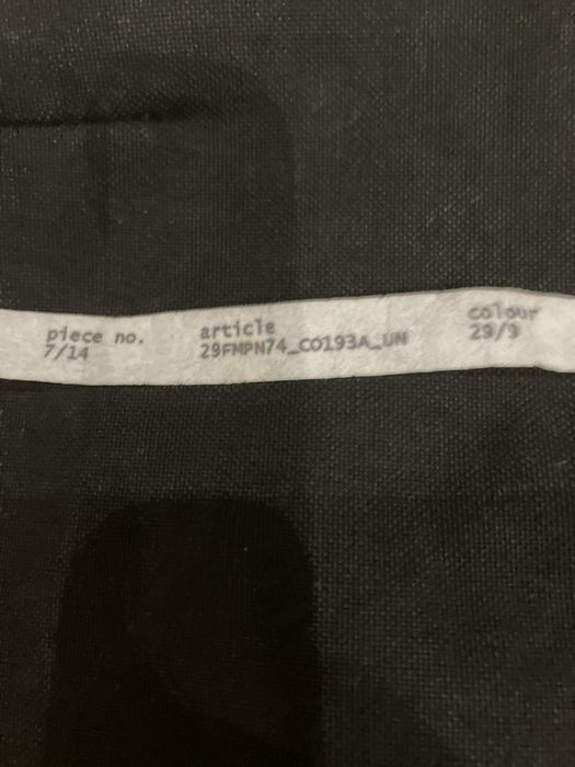 Label Under Construction One seem pant | Grailed