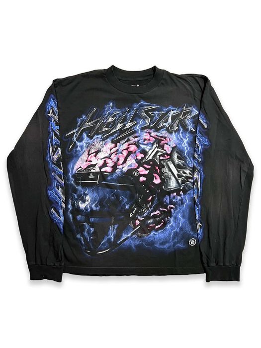 HELLSTAR HELLSTAR Brain Helmet Longsleeve Large IN HAND! | Grailed