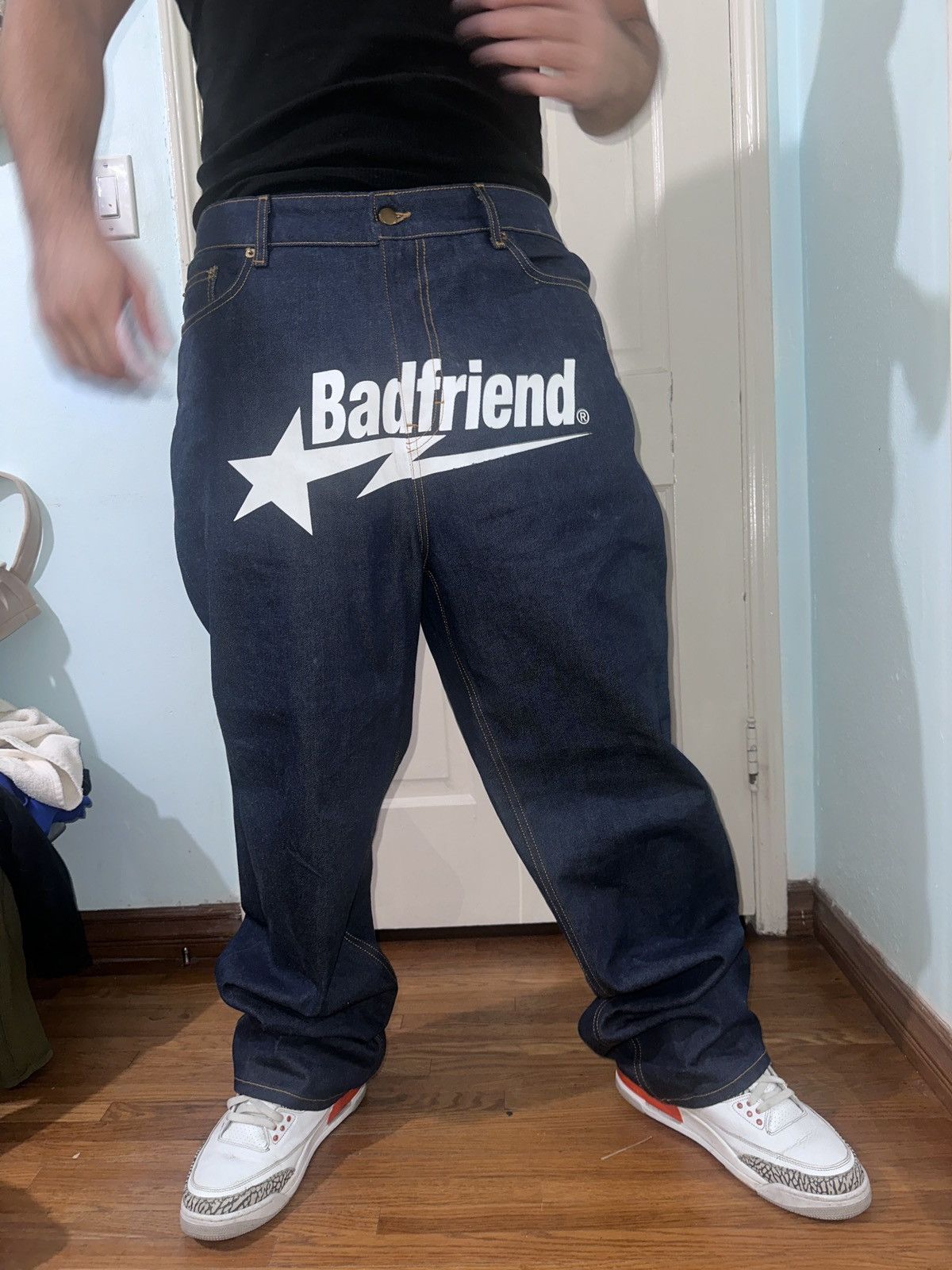 Badfriend Bad friend denim blue indigo | Grailed