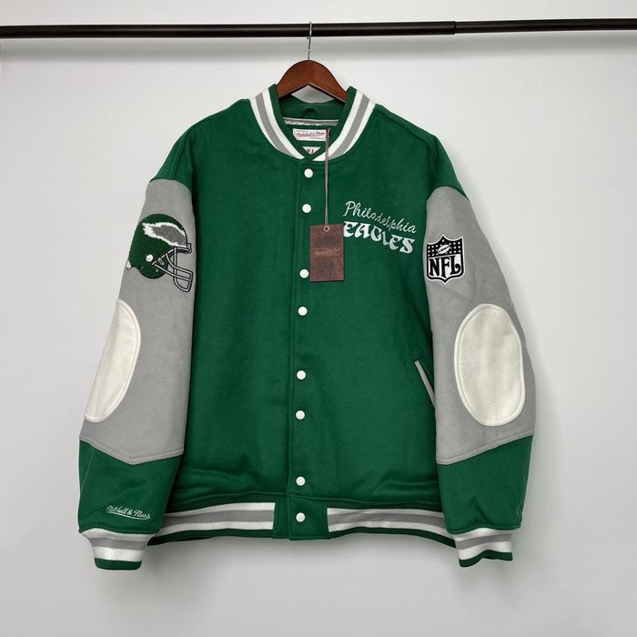 Mitchell & Ness Mitchell & Ness “Princess Diana” Varsity Eagles Jacket ...