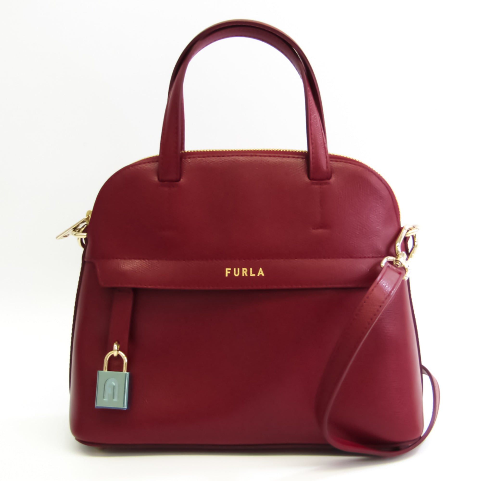 Furla FURLA Piper S DOME 285783 Women's Leather Shoulder Bag Red Color ...