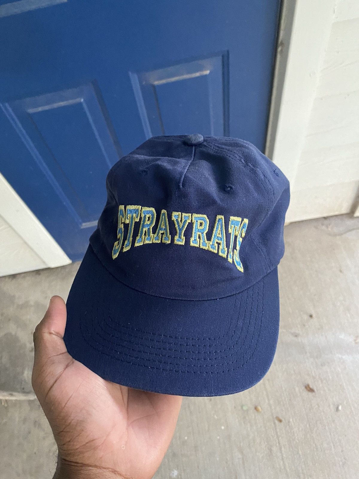 Stray Rats Stray Rats Hat Navy Blue Green | Grailed