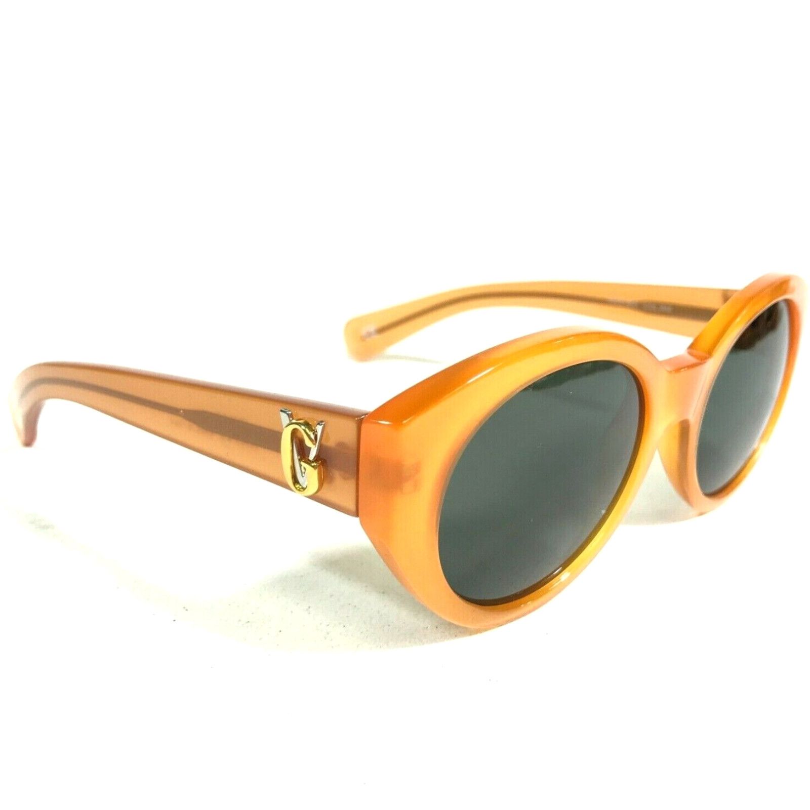 Versace Gianni Versace Sunglasses MOD.463 COL.444 Orange Round Frames ...