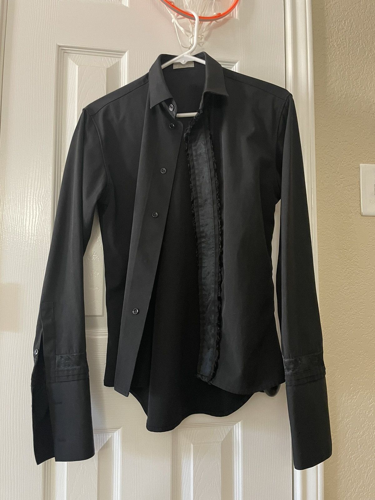 Dior Ruffled Placket Dior Shirt/Blazer | Grailed