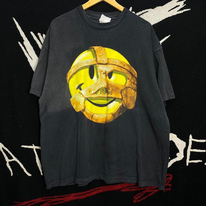 Vintage MANKIND Rare Vintage 1998 Smiley WWF Wrestling Shirt XXL | Grailed