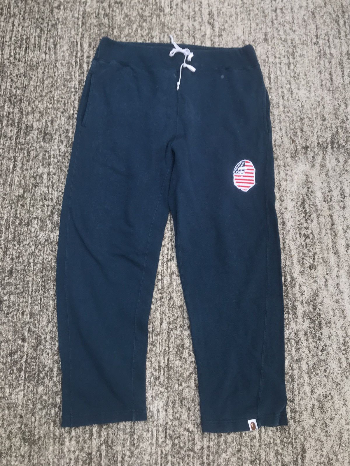 Bape BAPE X USA FLAG JOGGER PANTS A BATHING APE | Grailed