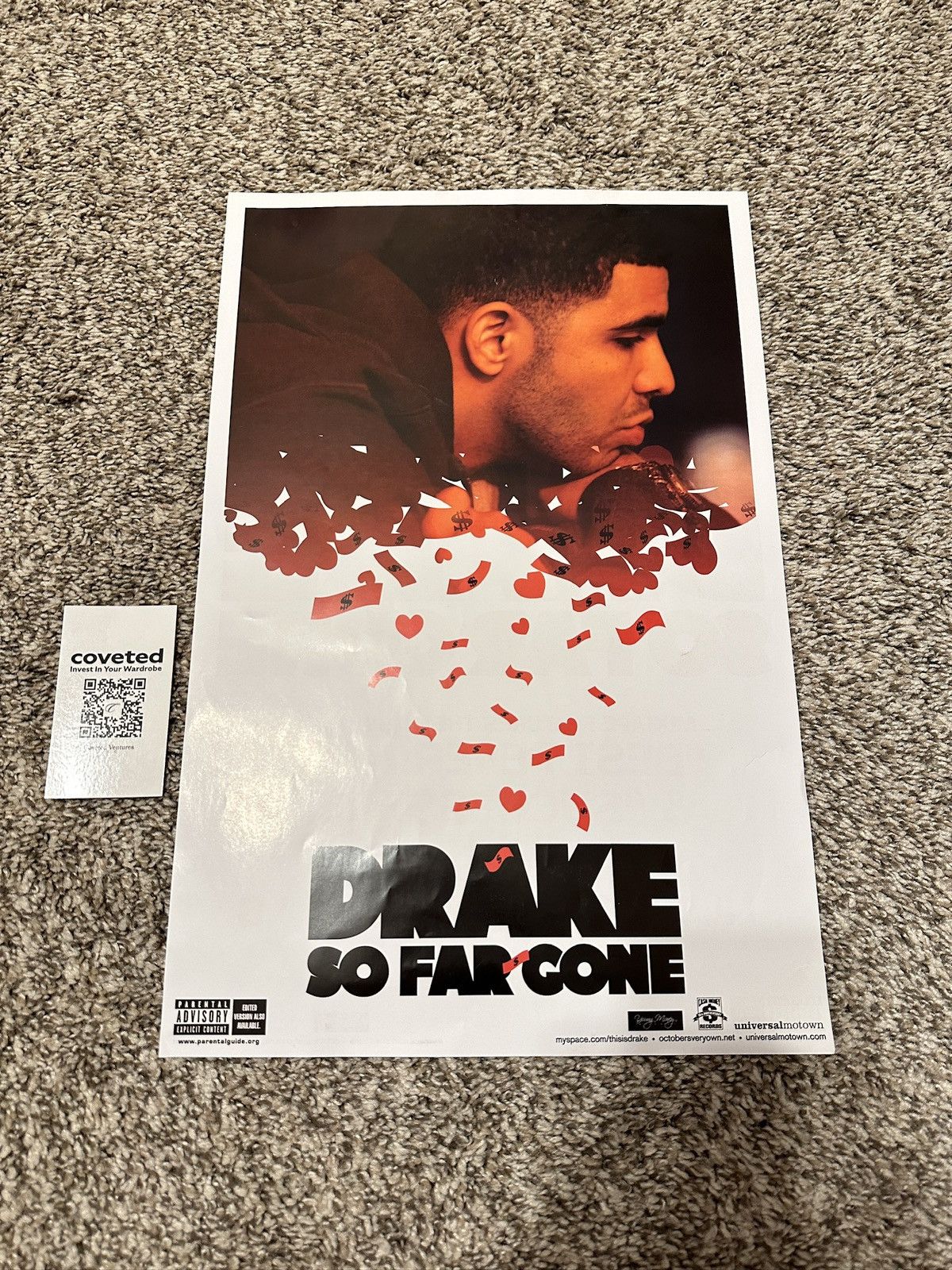Drake Drake So Far Gone Mixtape Promotional Poster Front & Back | Grailed