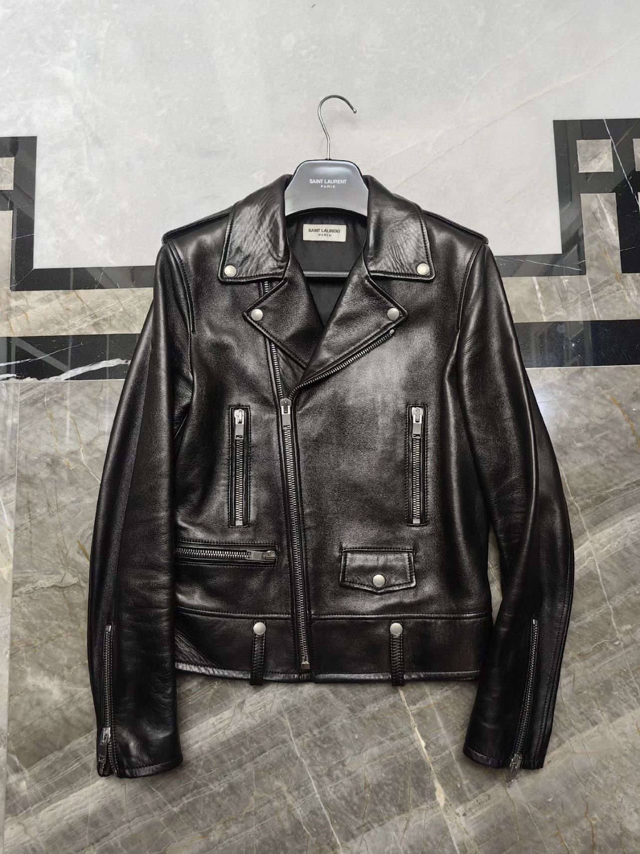 Saint Laurent Paris SLP 2015 L01 Leather Jacket | Grailed