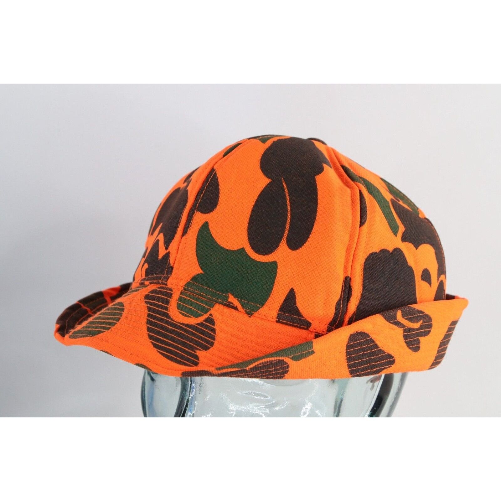 Vintage Vintage 80s Hunting Jones Cap Hat Blaze Orange Camouflage | Grailed