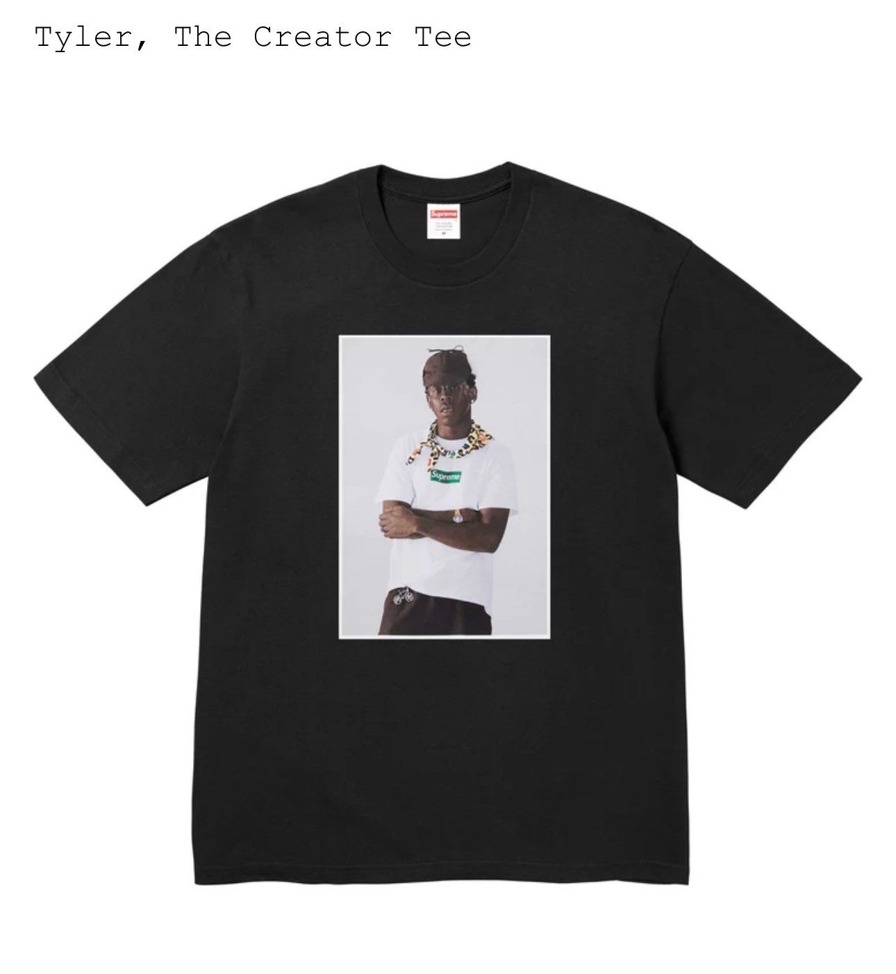 Supreme Supreme Tyler The Creator Photo Tee (FW24) - Black | Grailed
