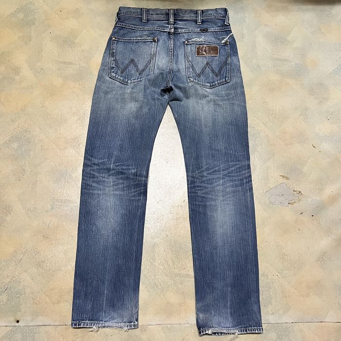 Wrangler Wrangler Distressed Design Denim Jeans | Grailed