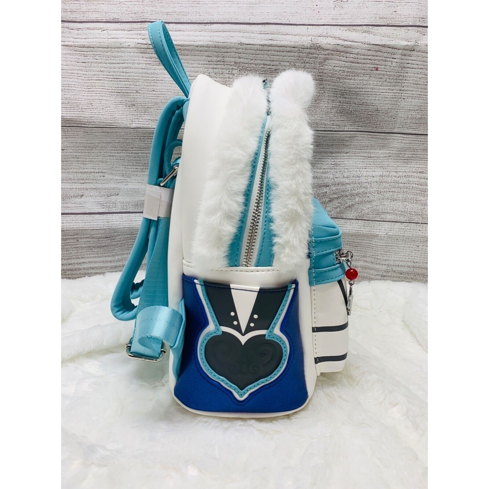 Disney Loungefly Overwatch Mei Fuzzy Furry Figural Cosplay Mini Bac ...