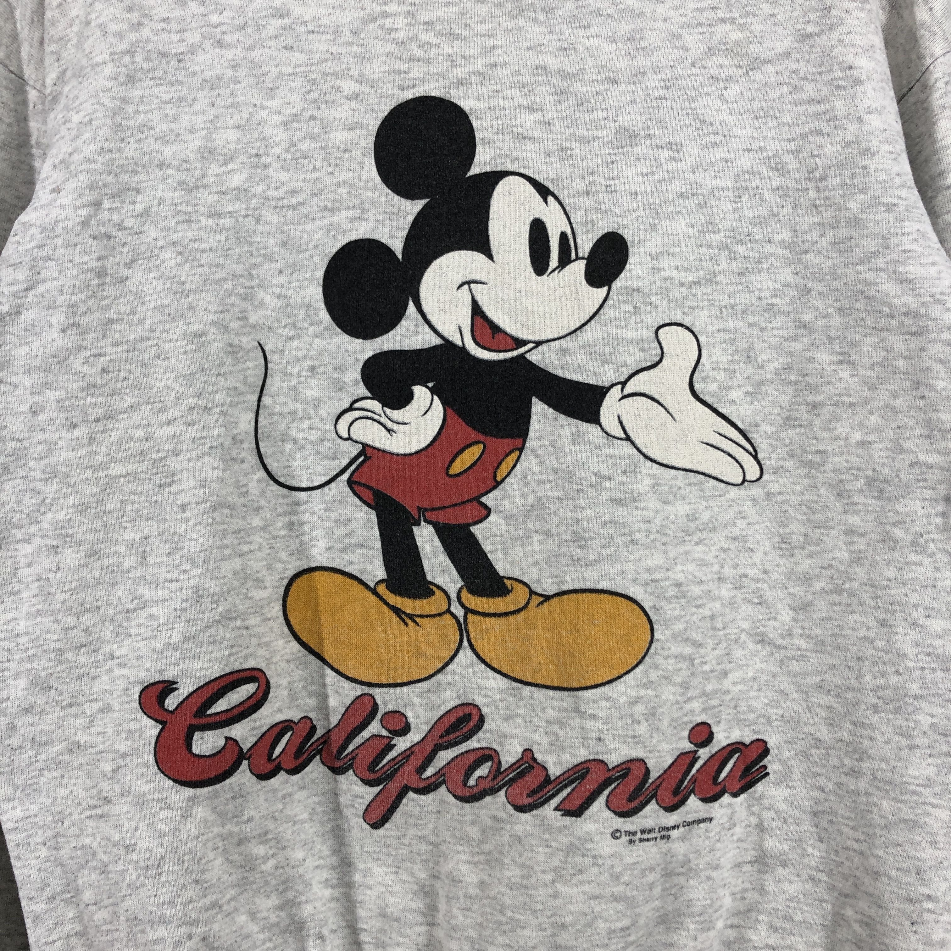 Mickey Mouse 90s Vintage MICKEY MOUSE Crew Neck Sweatshirt #0697/AD ...