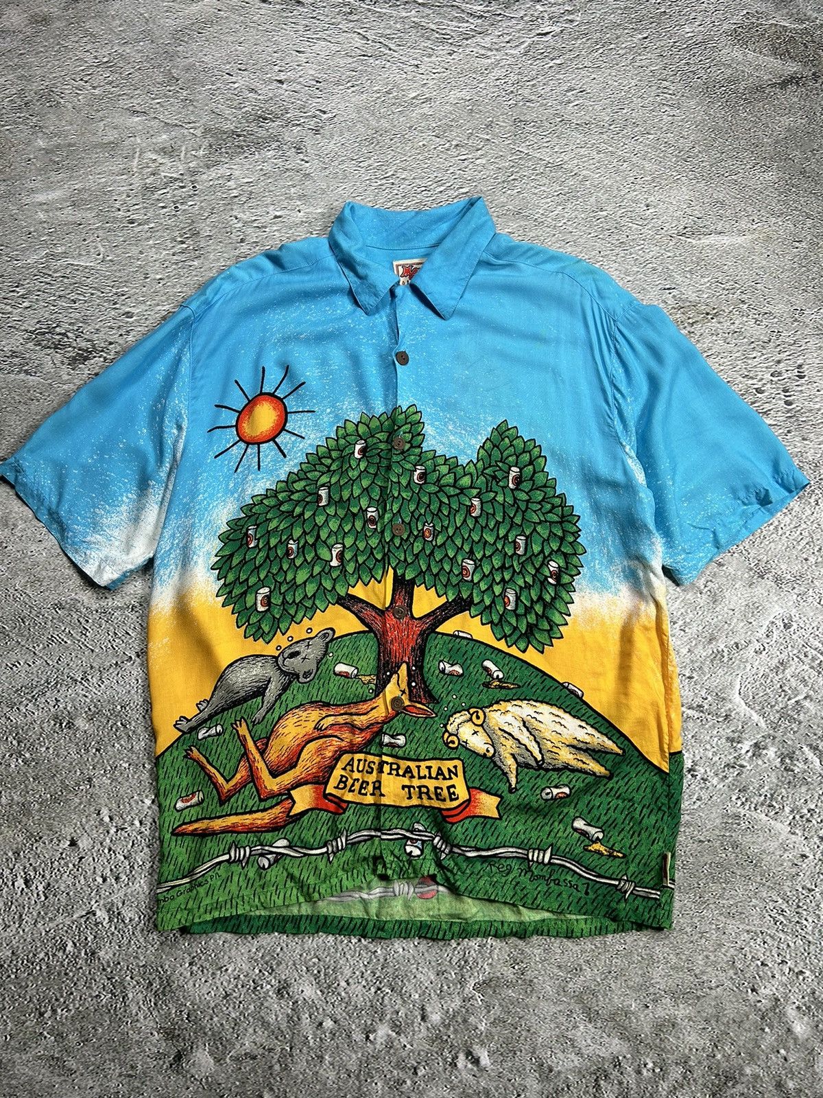 Hawaiian Shirt × Mambo × Vintage Rare Vintage Mambo Loud Hawaiian Shirt ...