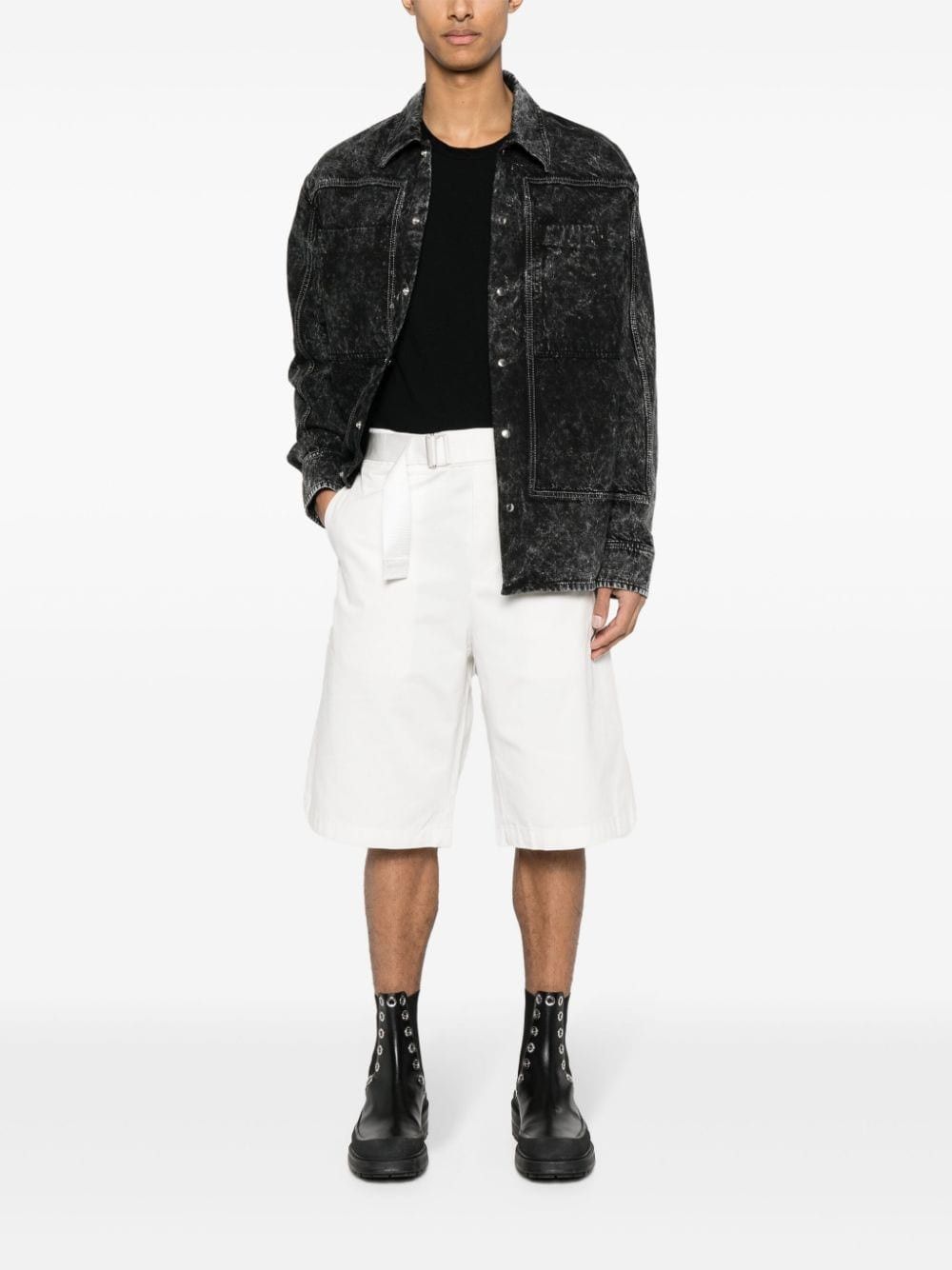 Oamc o1y0225 Denim Shirt in Black | Grailed