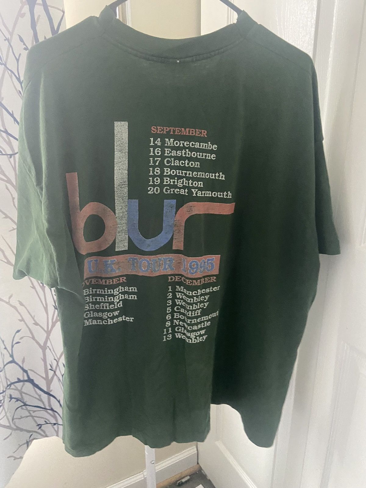 Band Tees × Rock Band × Vintage Vintage Blur 1995 UK Tour Tee | Grailed