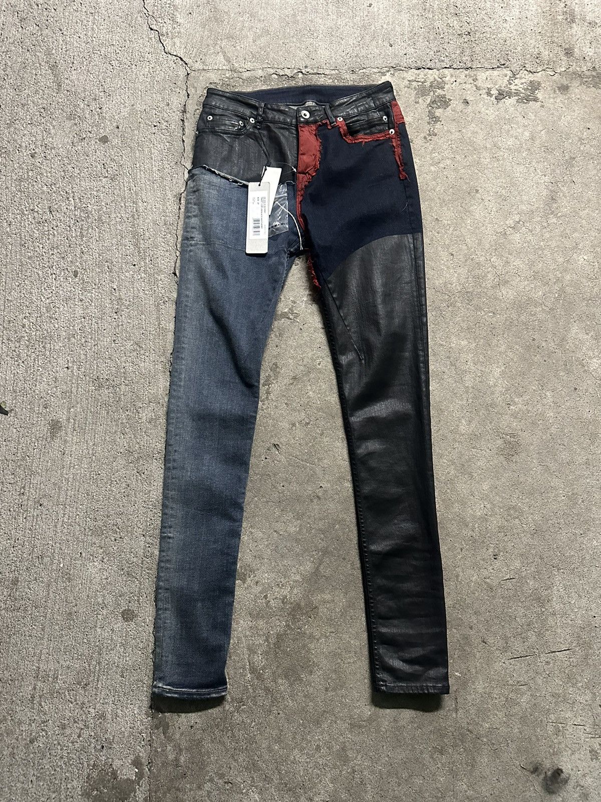 Rick Owens SS20 Rick Owens DRKSHDW “Tyrone” Split Detroit Cut Denim ...