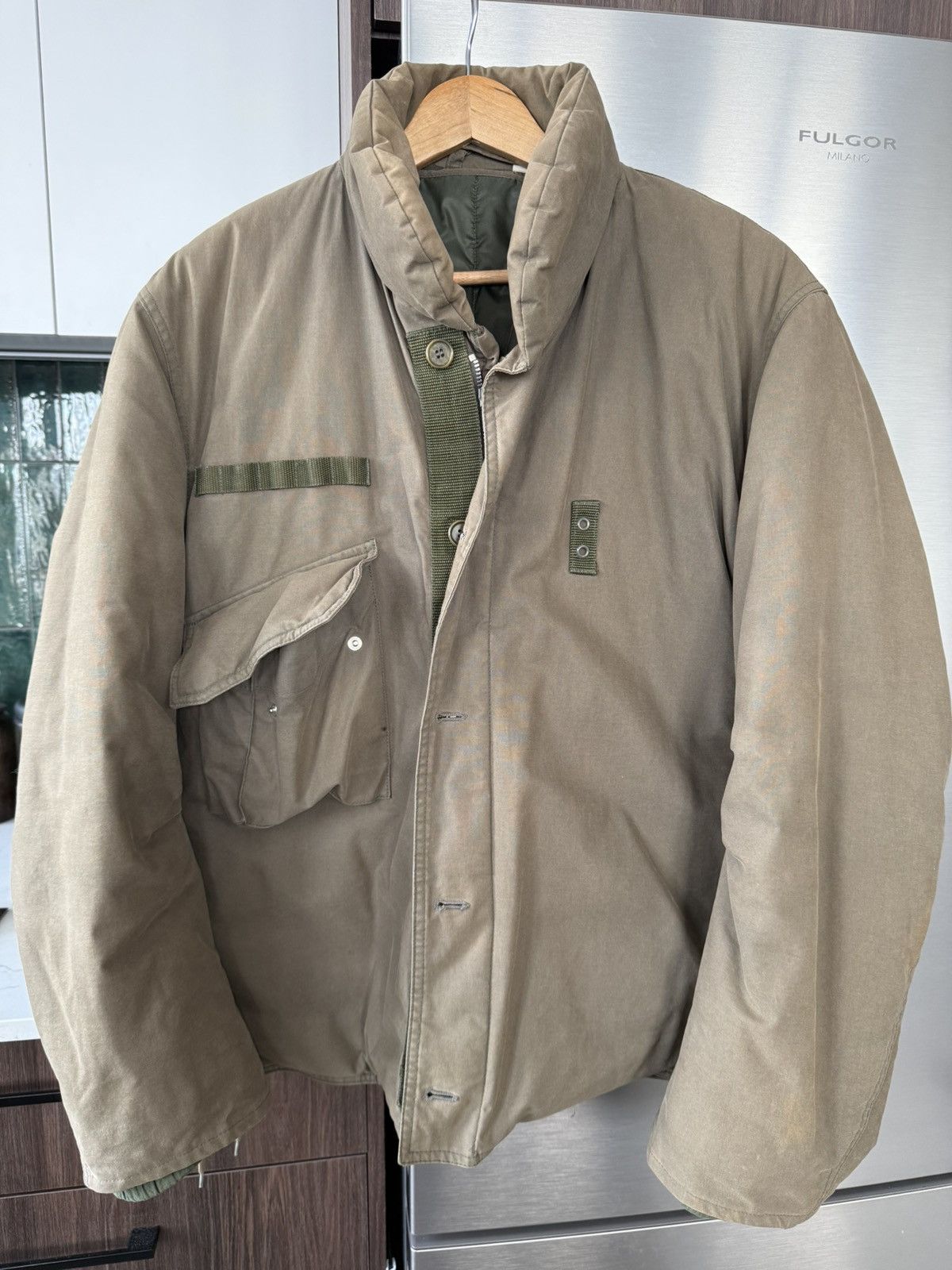 Helmut Lang Helmut Lang FW1999 Down Filled M69 Flak Military Jacket ...