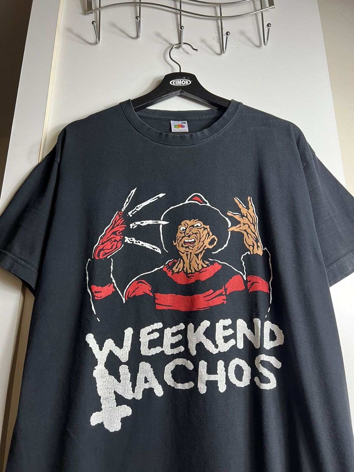 Vintage Weekend Nachos Band Freddy Krueger Tee | Grailed
