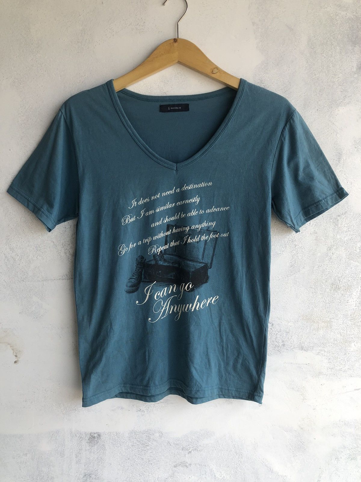 Hysteric Glamour × If Six Was Nine × Le Grande Bleu (L.G.B.) Gothic Poem Tshirt Tee Ifsixwasnine ...