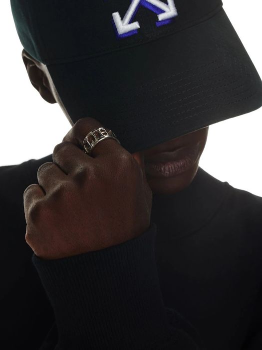 Off-White OFF WHITE RING VIRGIL LOGO MONOGRAM ARROW Ring With Logo ...