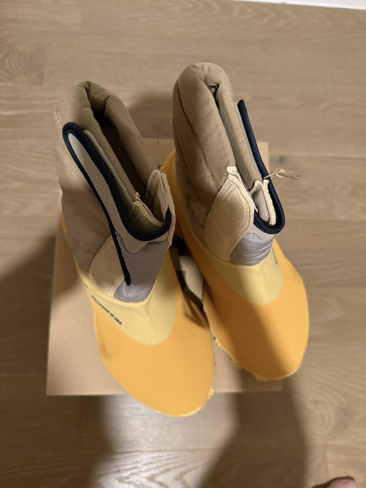 Yeezy Adidas Yeezy Knit Runner Boot Sulfur Yellow RNR BT size 7 | Grailed