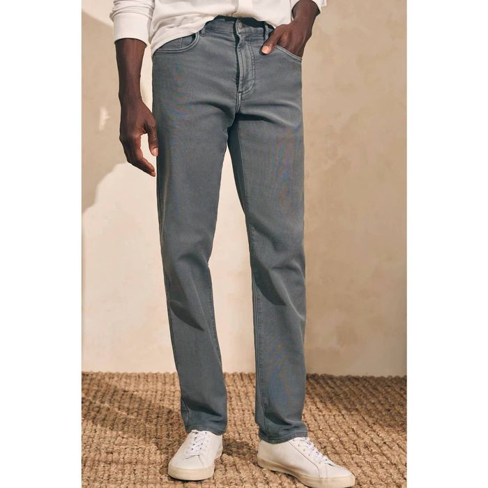 Faherty FAHERTY Stretch Terry 5-Pocket 32" Pant In Slate | Grailed