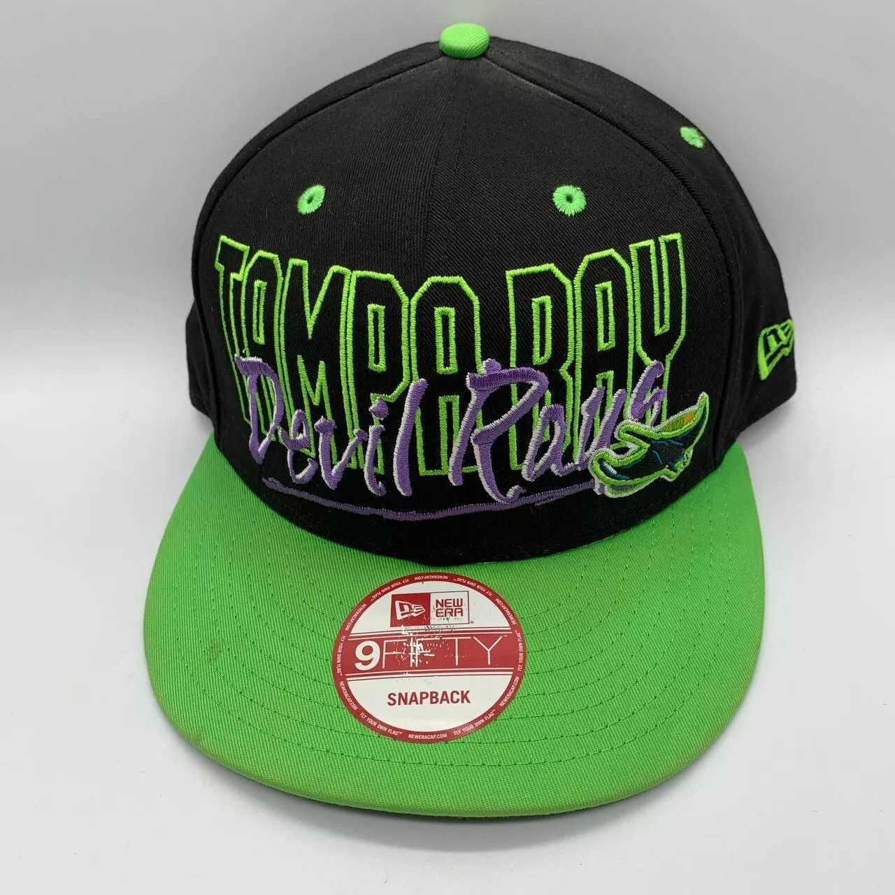 New Era Tampa Bay Devil Rays MLB 9Fifty New Era Hat Snapback CapMens ...
