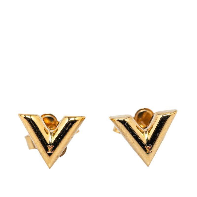 Louis vuitton v earrings gold store