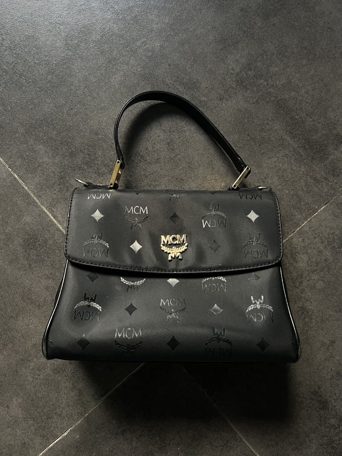 Vintage Rare Vintage 90s monogram MCM bag | Grailed