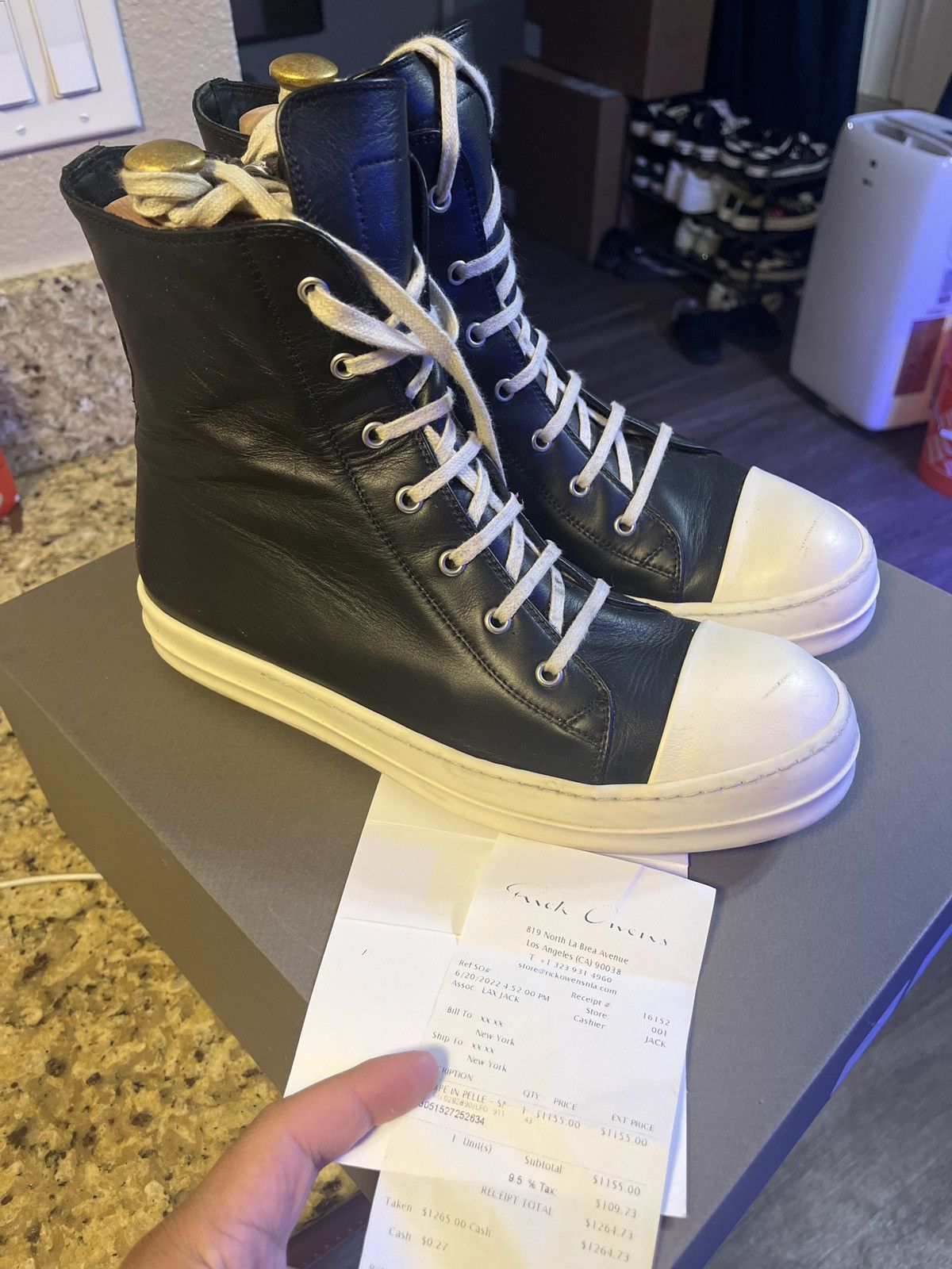 Rick Owens Rick owens main line Ramon’s full leather | Grailed