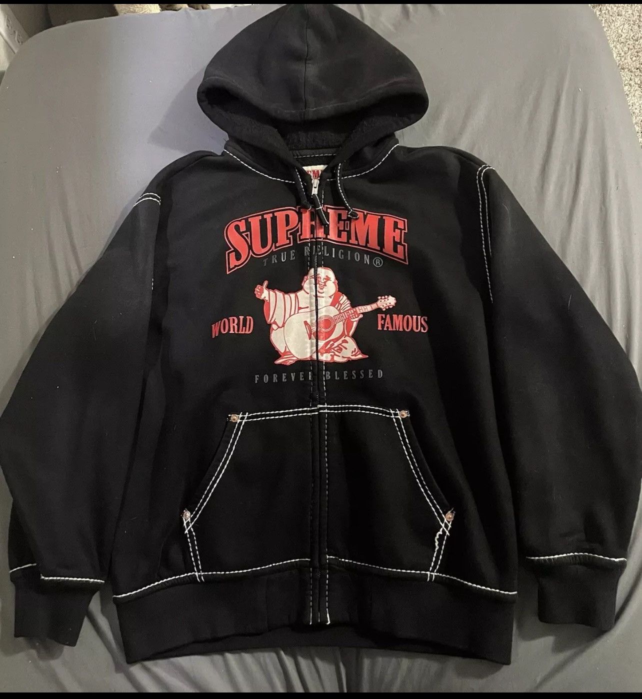 Supreme × True Religion Supreme X True Religion M ZipUp | Grailed