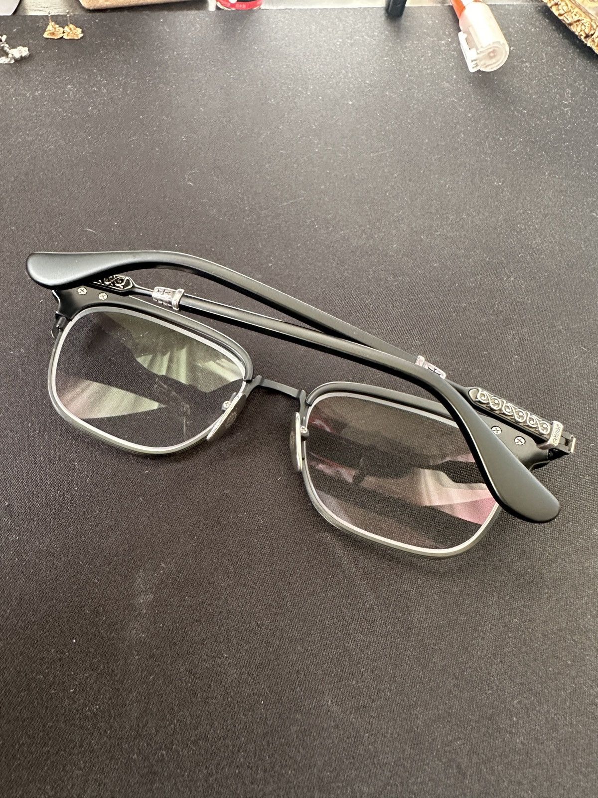 Chrome Hearts Chrome Hearts Vertical Smile II Glasses | Grailed