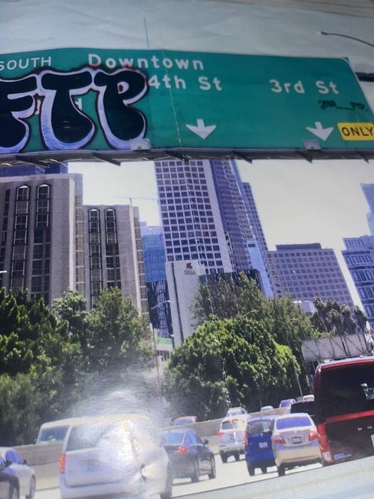 Fuck The Population FTP Freeway Graffiti Poster | Grailed